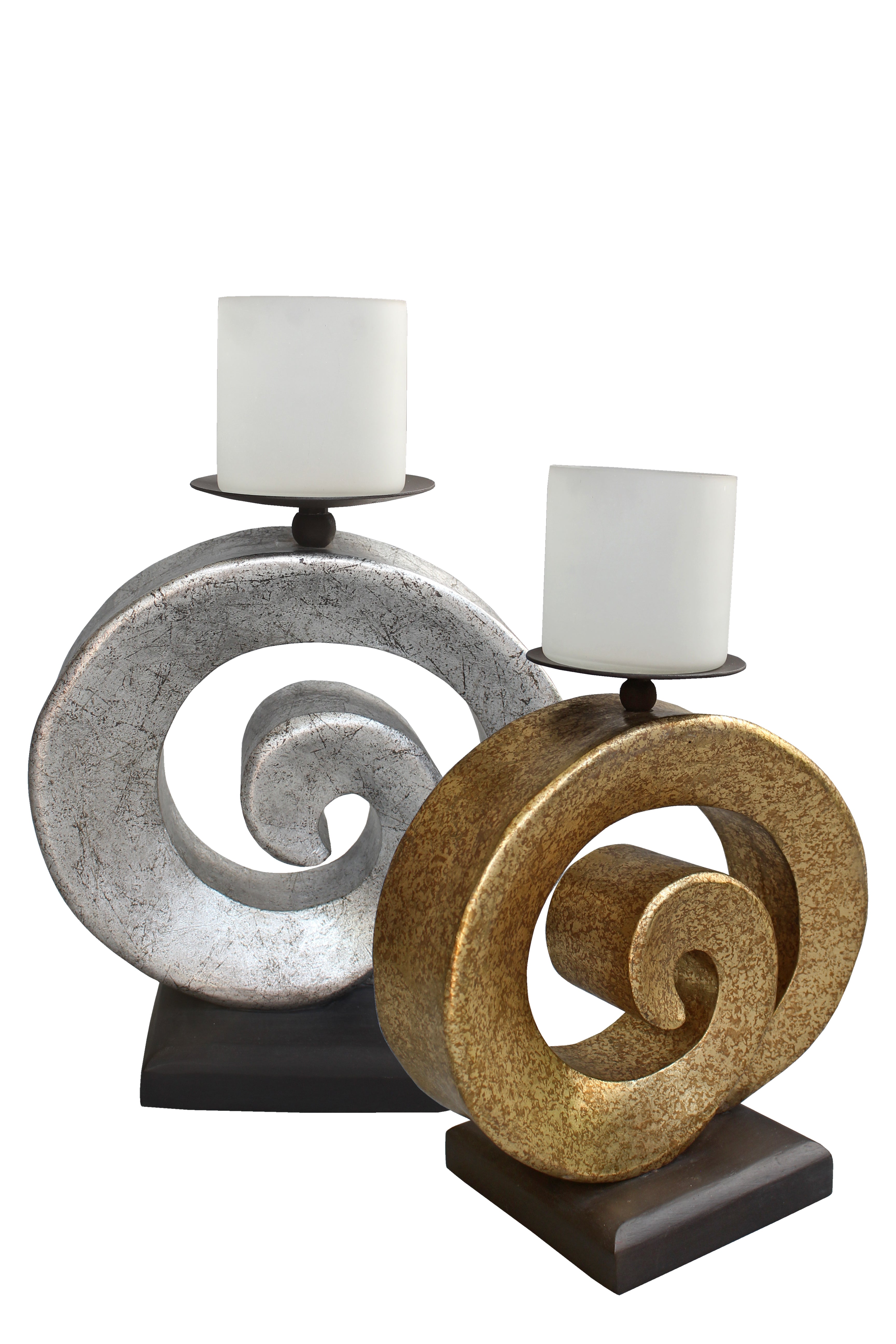 Kells Candle Stand - Rust Gold