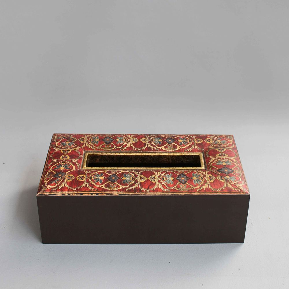 AMRAPALI TISSUE BOX (ORANGE)